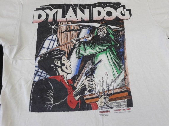 Vintage 1991 Dylan Dog T-Shirt 90s 1990s Italian Horr… - Gem