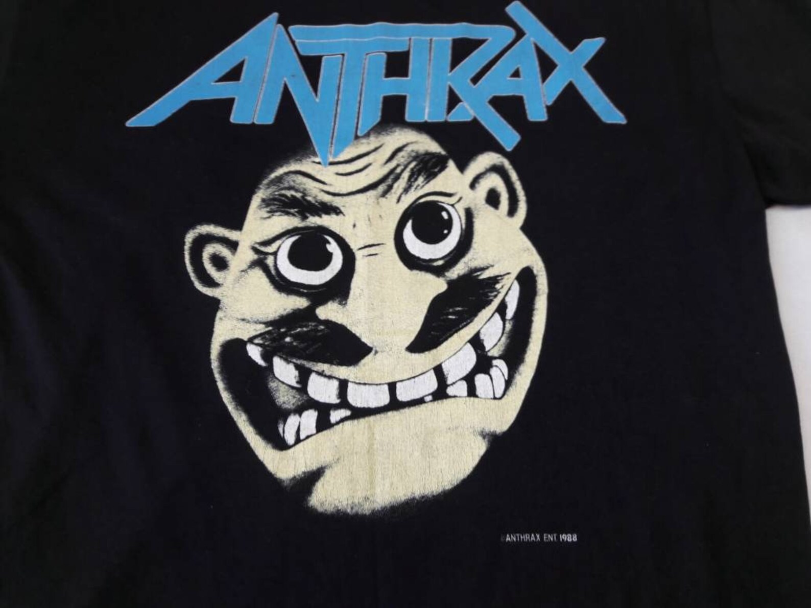 Vintage 1988 Anthrax T-shirt Thrash Metal Slayer Metallica Sepultura ...