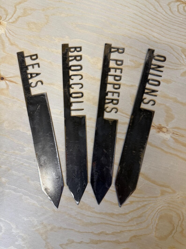 Garden Name Spike, Vegetable Label, Vegetable Spike - Etsy