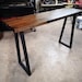 High Bar Table, Industrial Grade Quality, Rustic Design, Multi-purpose ...