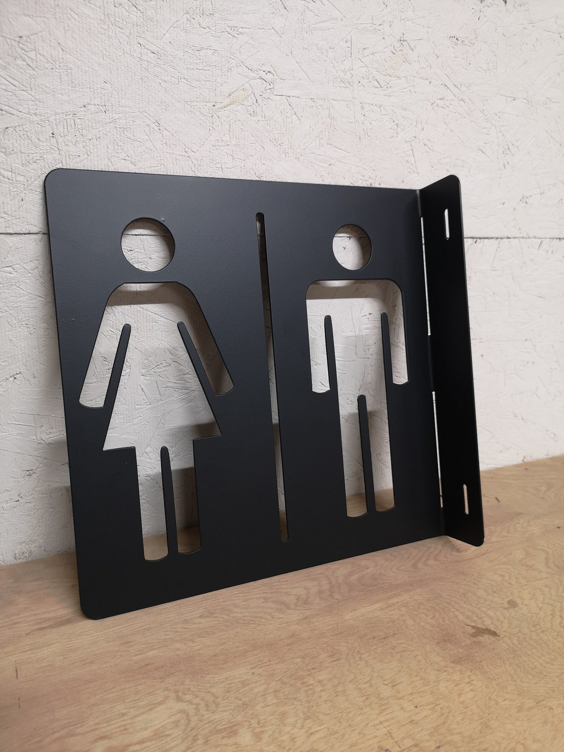 Industrial Restroom or Bathroom Sign | Etsy