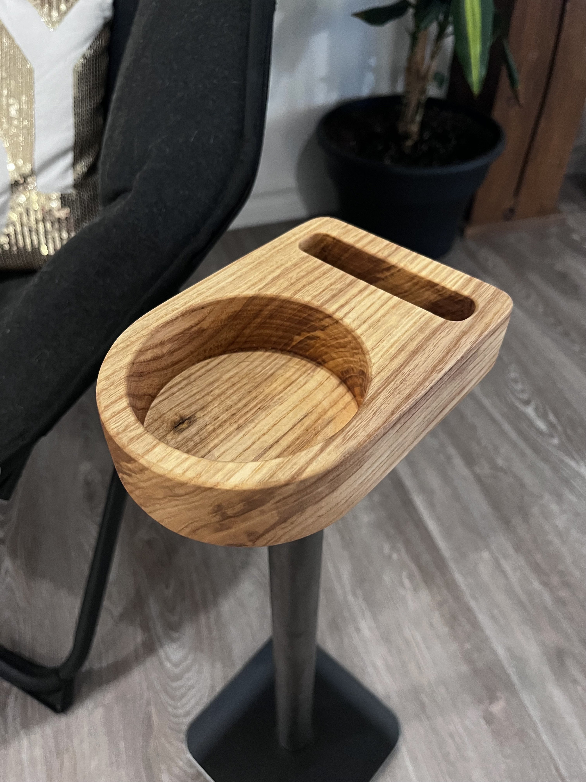 Minimalist Side Table, Mini Side Table, Night Table, Cup Holder, Glass ...