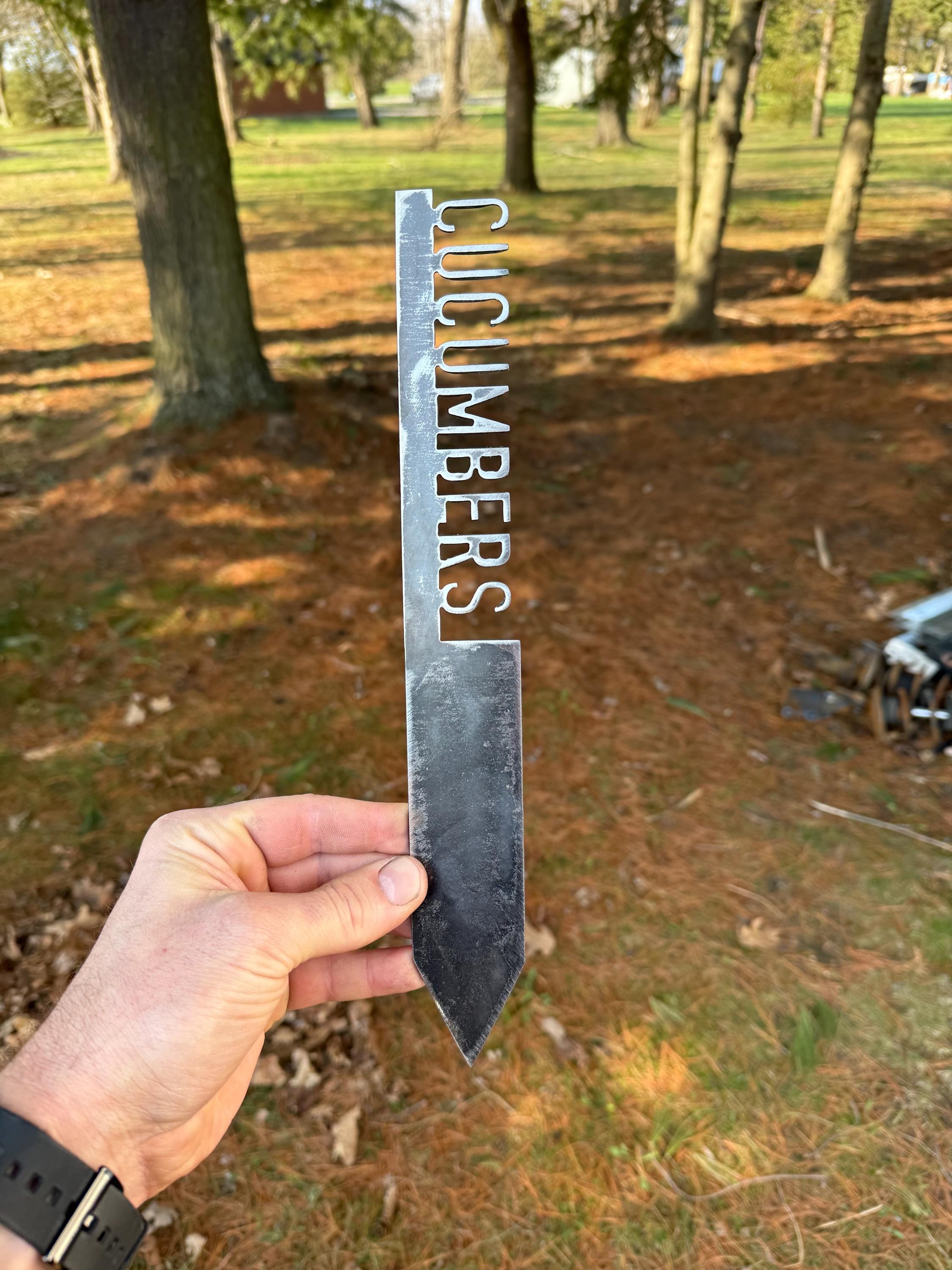 Garden Name Spike, Vegetable Label, Vegetable Spike - Etsy