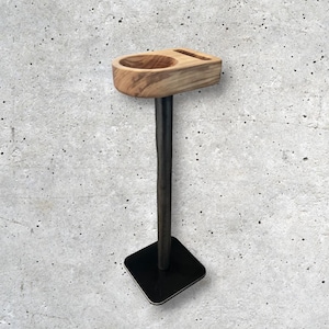 Minimalist Side Table, Mini Side Table, Cup and Phone-holder, Glass ...