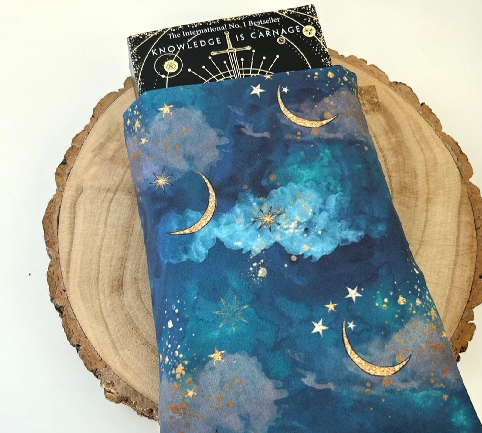 Magical Clouds Book Sleeve: Padded Book Pouch - Etsy UK
