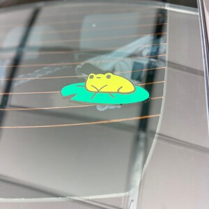 Frog Car Decal - Etsy