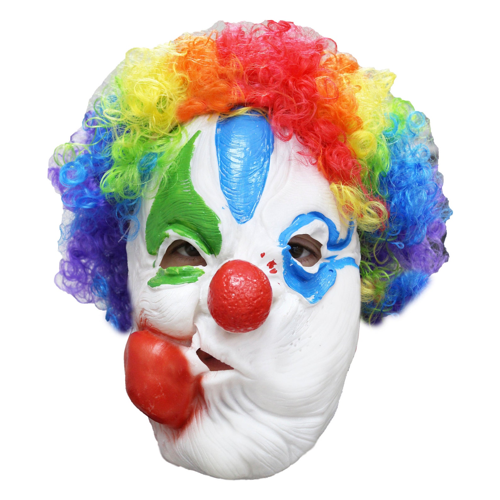 Demon mask clown horror halloween accessories carnival | Etsy