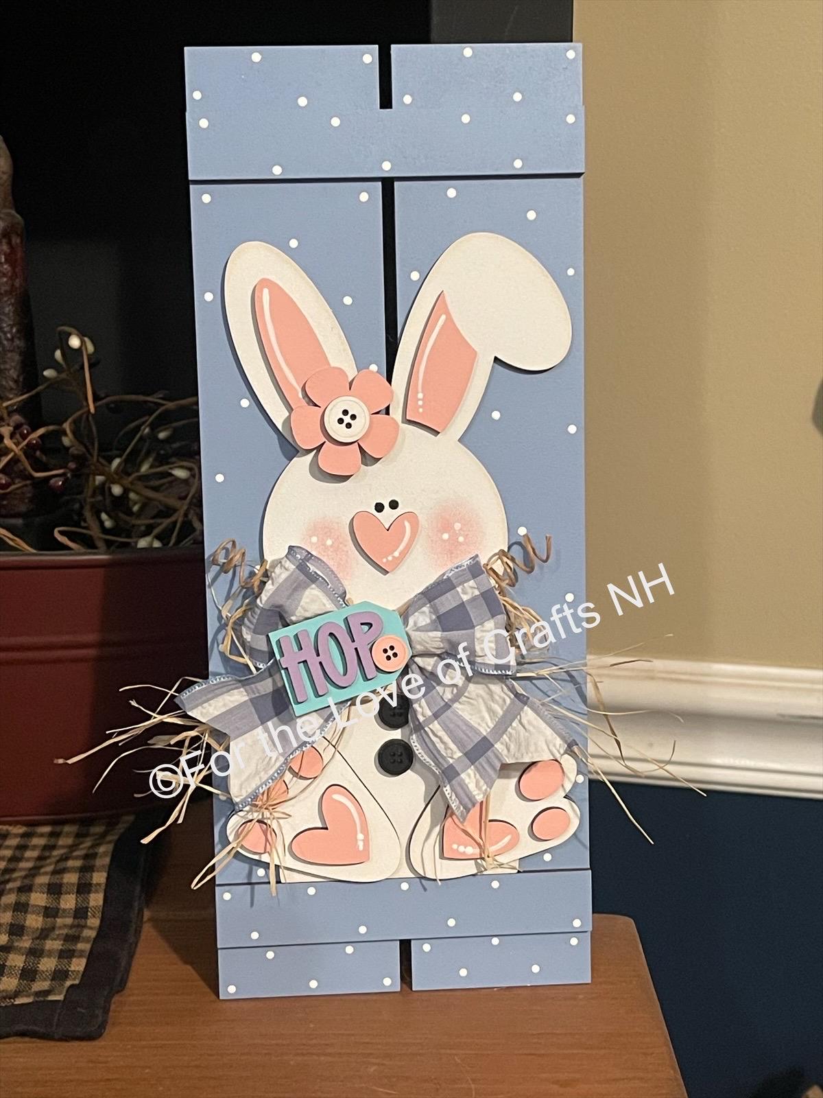 Easter Bunny Pallet Shelf Leaner - Etsy