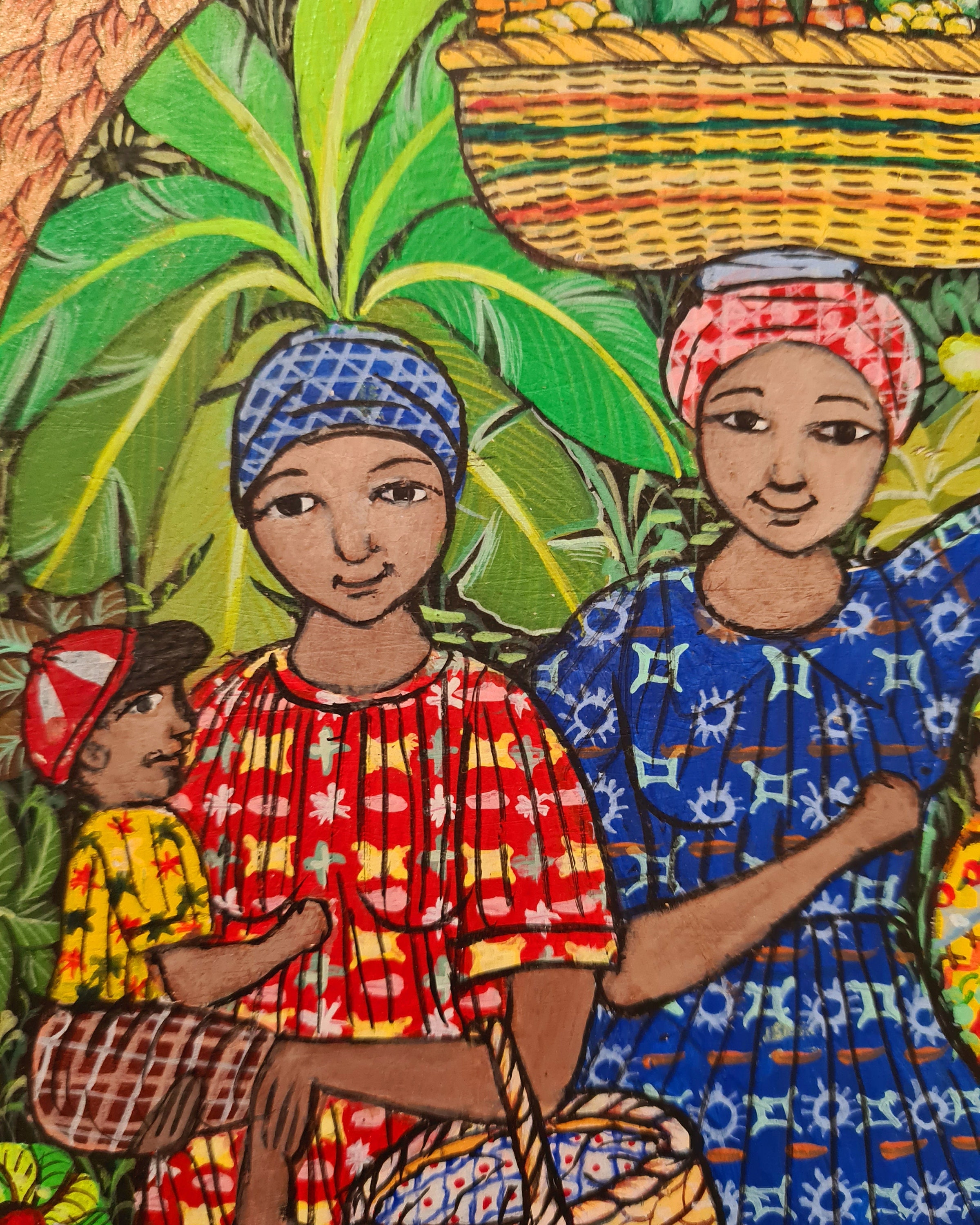 SAINCILUS ISMAEL Artist Haiti Haitian Exceptional Unique - Etsy