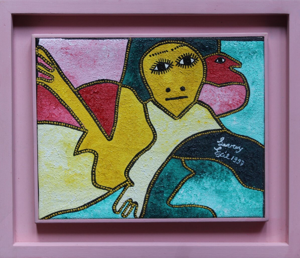 Art Primitif Haiti Haitien Levoy Exile 1996 - Etsy