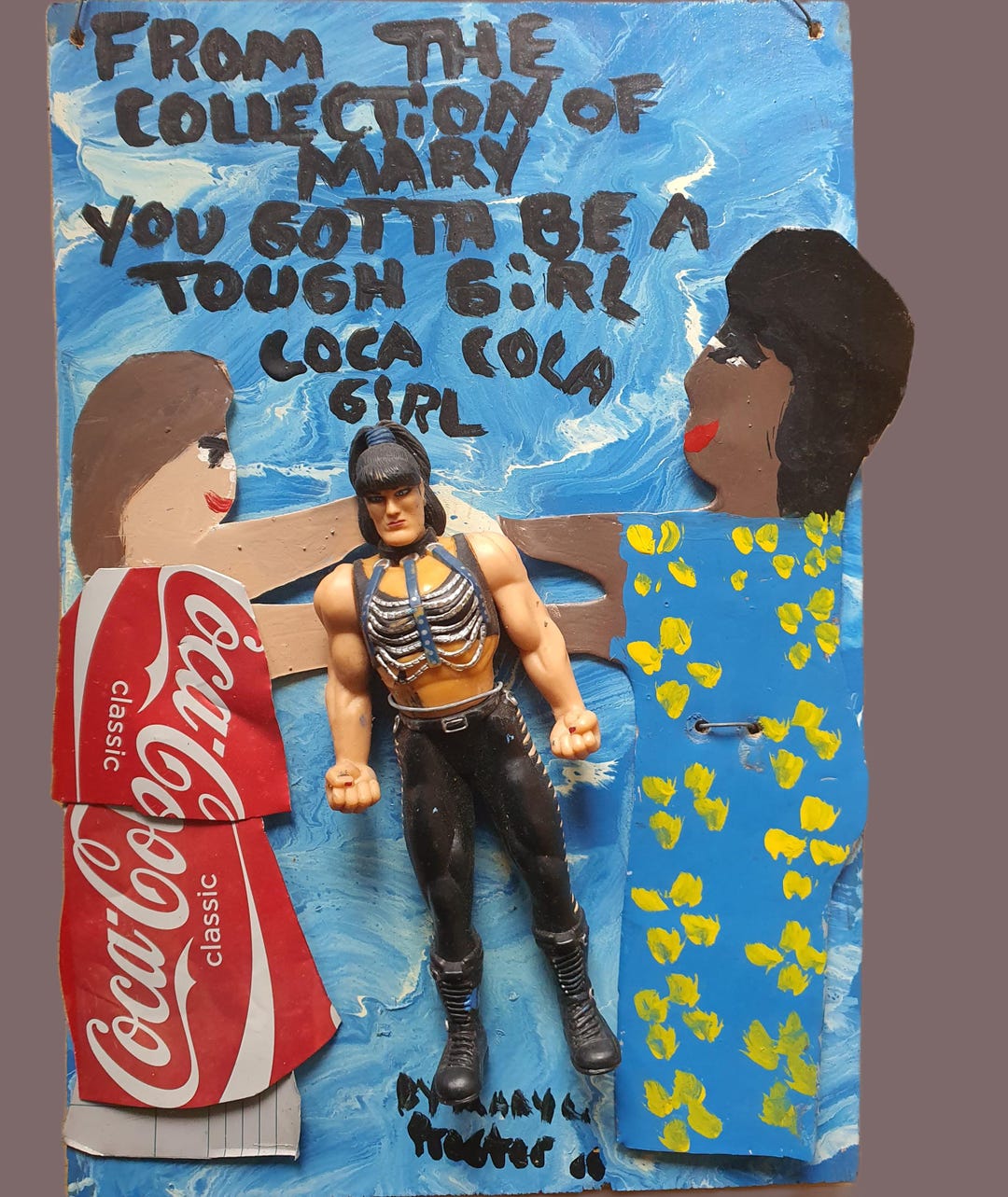 You Gotta Be a Tough Girl – Coca Cola Girl – Folk Art by Missionary ...