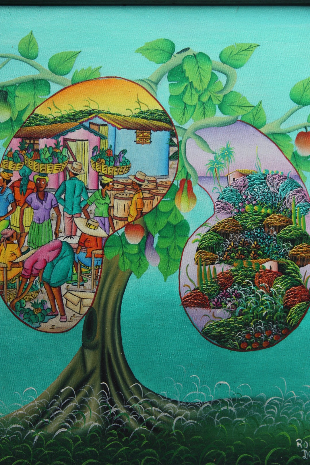 Rousseau Denis Haiti Market Haitian Women Fruit Harvests - Etsy