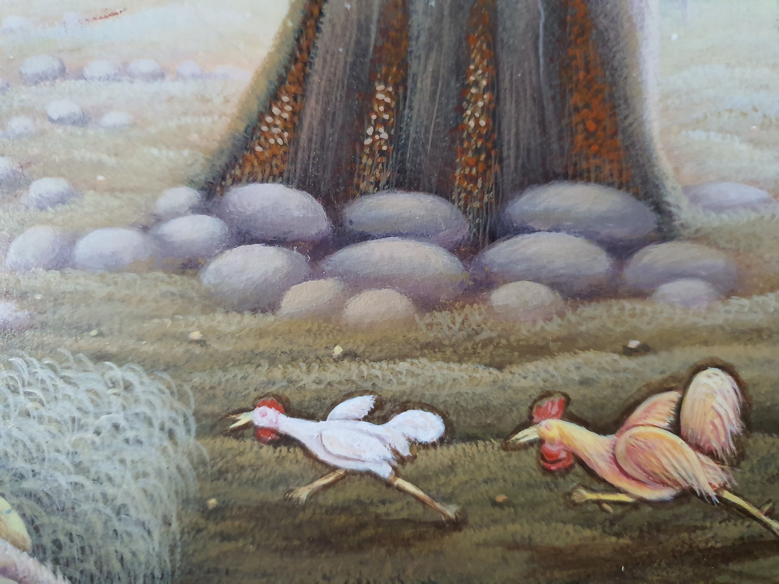 Mario Montilus Oil Painting "the Hounsis" - Etsy