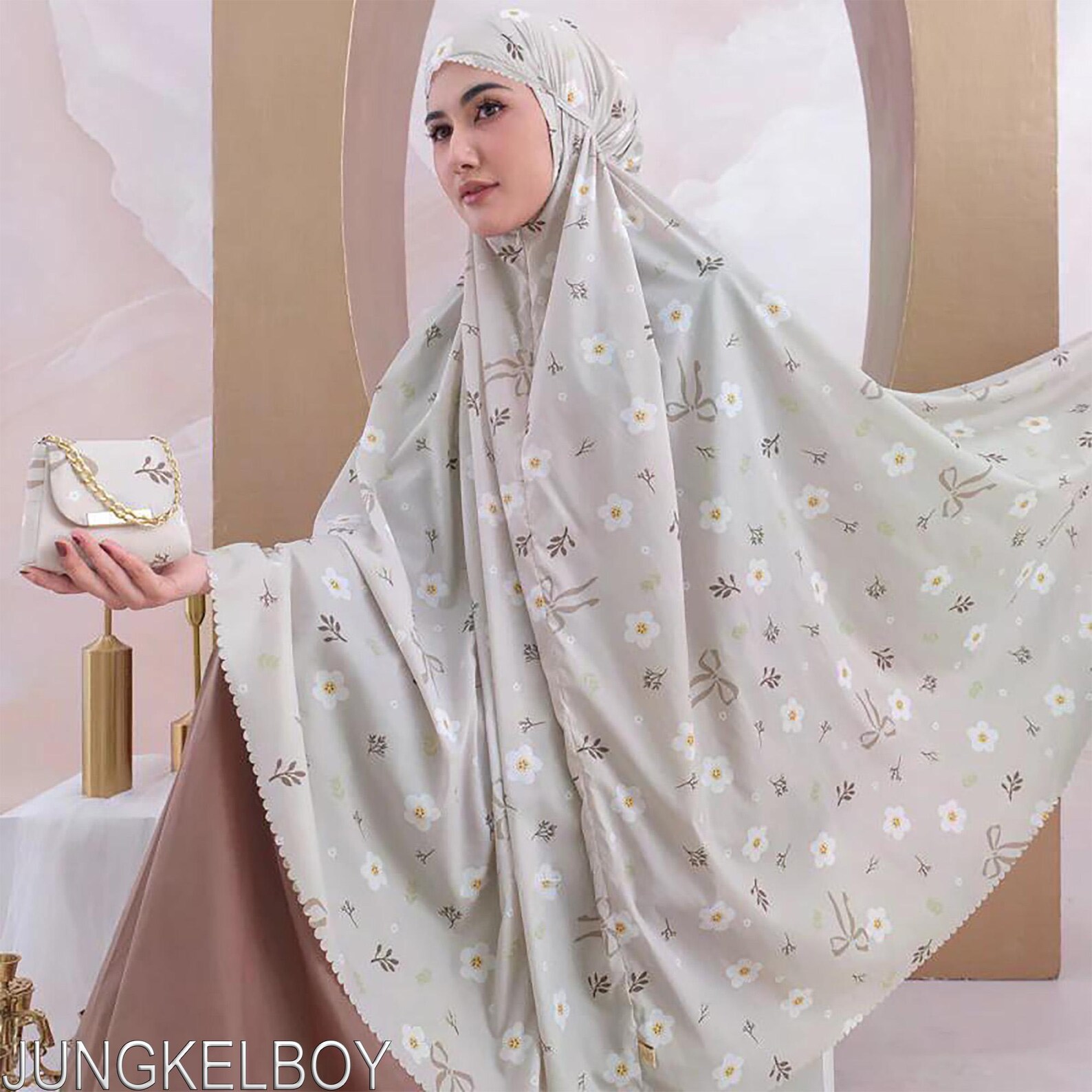 Laurèlla Collection Mini Mukena Korean Premium Parachute Muslim Prayer ...