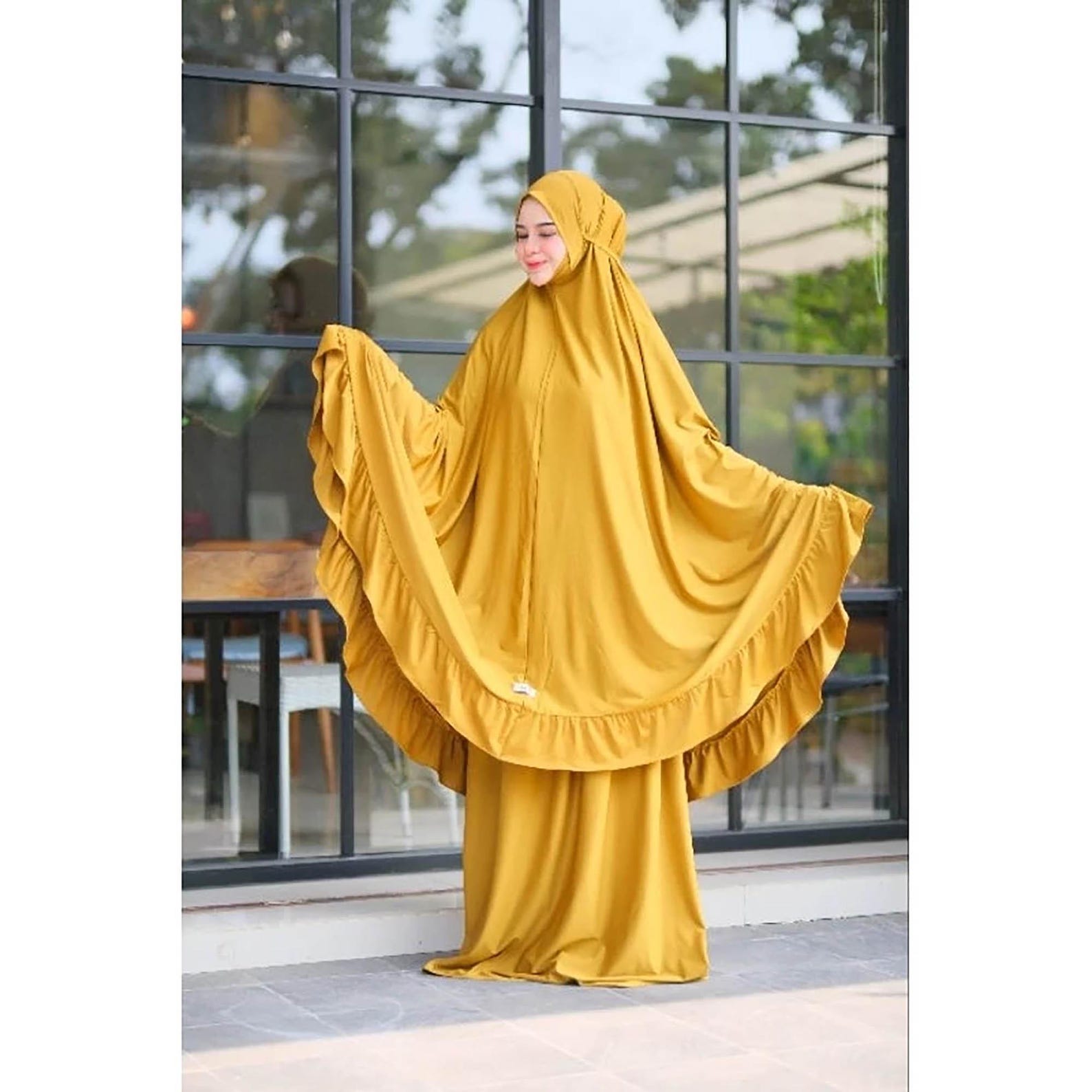 Moana Jersey Super Chin Mukena Anthem Malay Mukena JUMBO Chin, Muslim ...