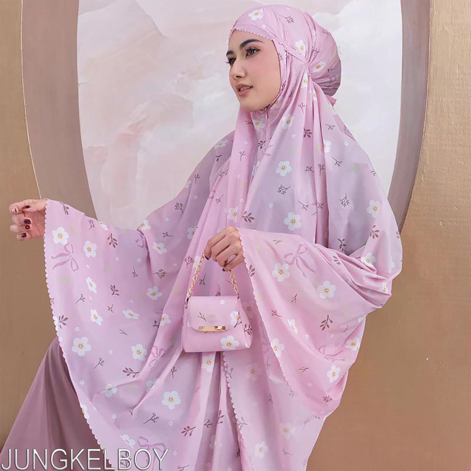 Laurèlla Collection Mini Mukena Korean Premium Parachute Muslim Prayer ...