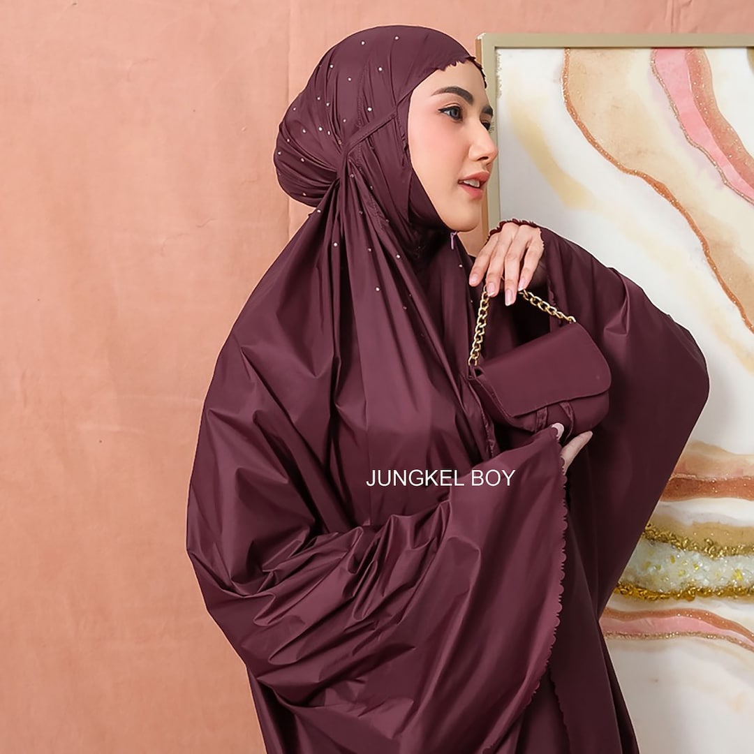 Mukena Mini Parachute Premium Korea Travel Adult Series Madeena Muslim ...