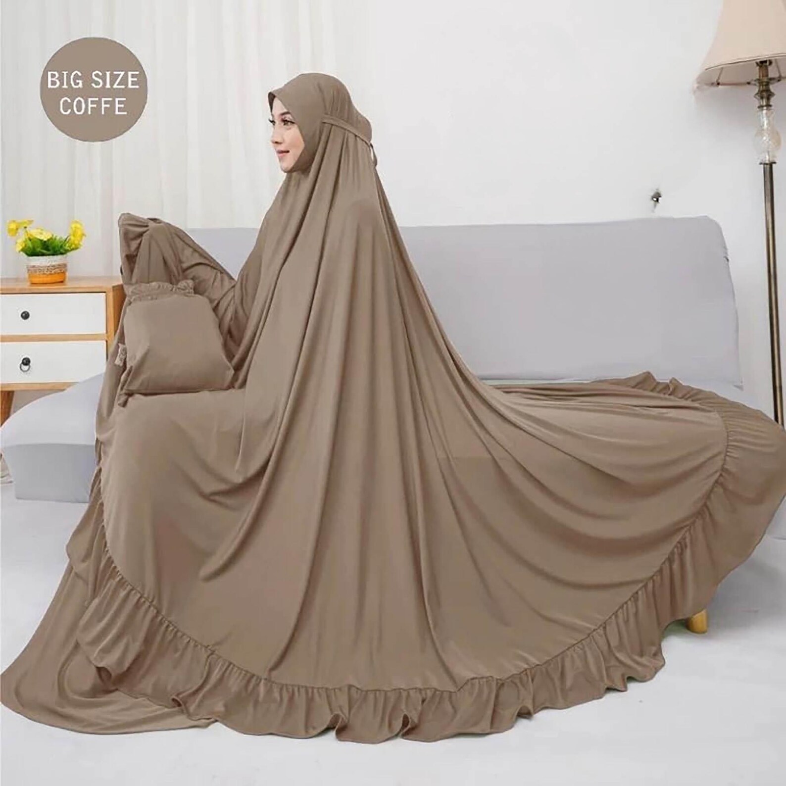 Moana Jersey Super Chin Mukena Anthem Malay Mukena JUMBO Chin, Muslim ...