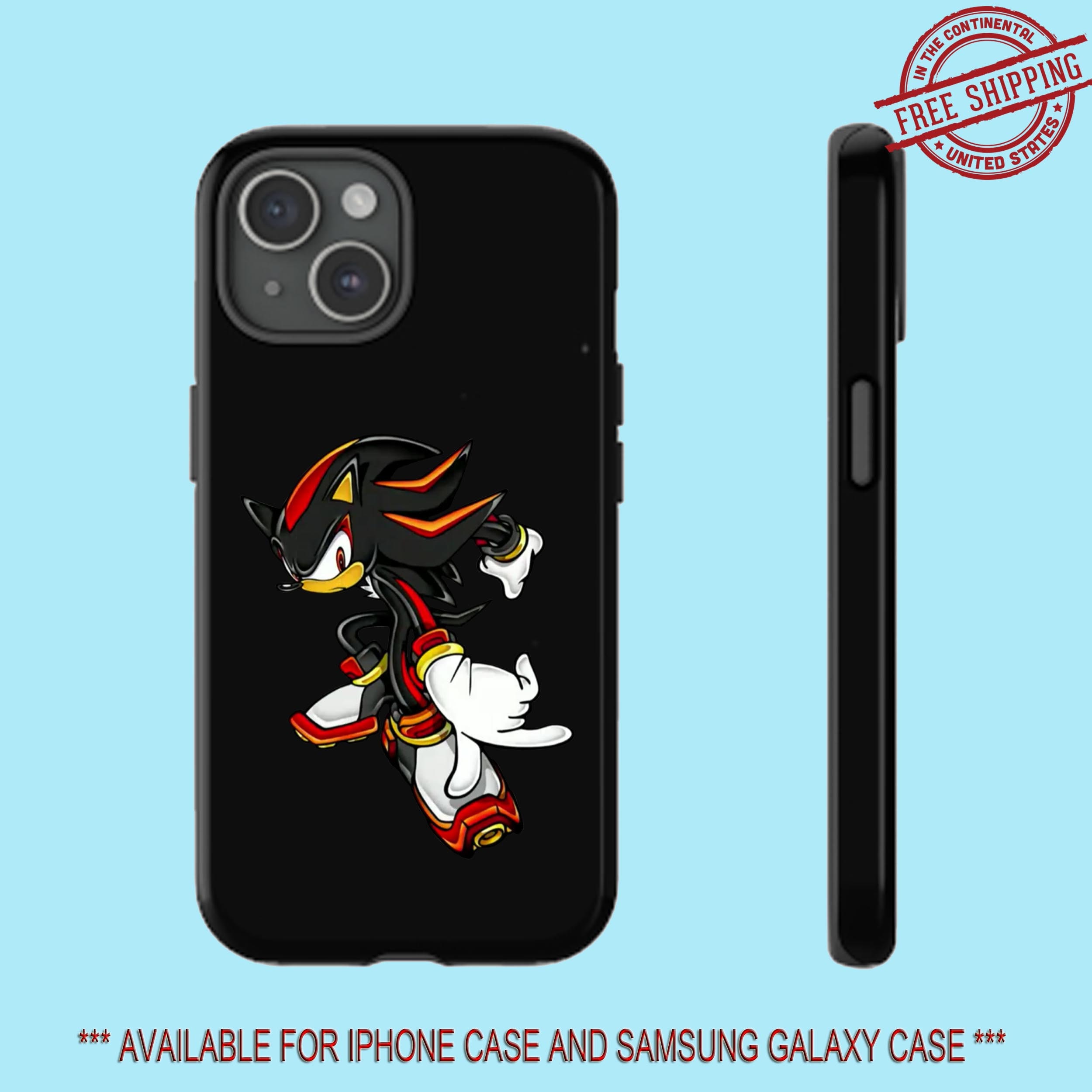 Shadow the Hedgehog Game iPhone Case and Samsung Galaxy Case - Etsy