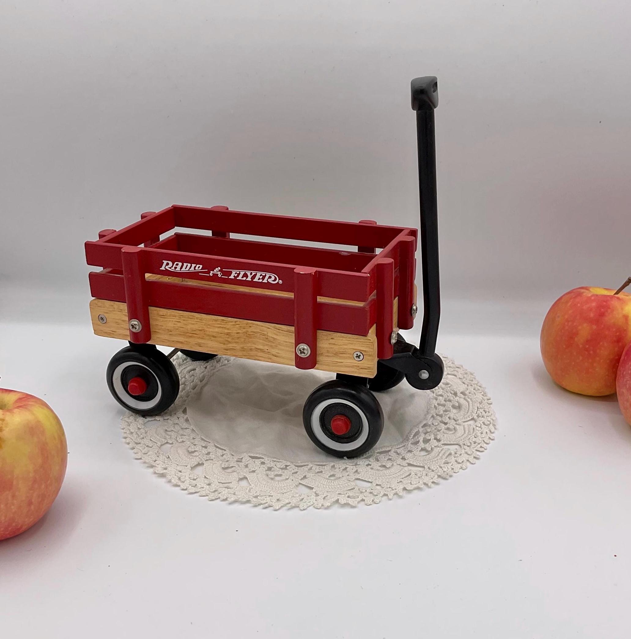 Vintage Radio Flyer Wood Wagon Railing Vintage Toy - Etsy