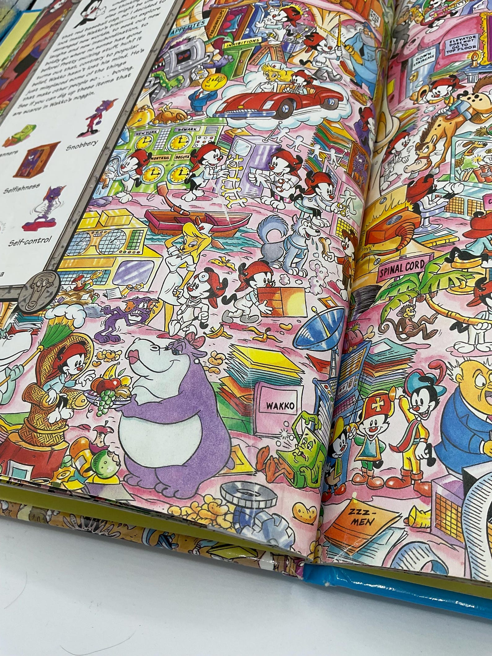 Vintage Animaniacs Warner Brothers Look and Find Hidden Items Large ...