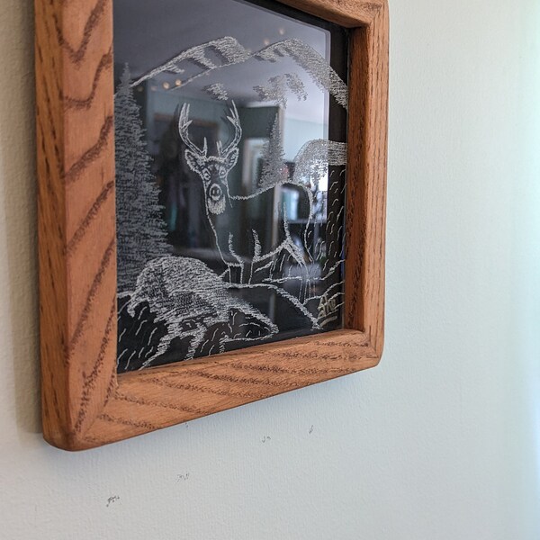 Etched Deer - Etsy