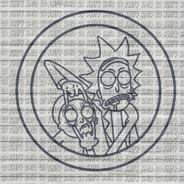 Rick and Morty Cut Out - Etsy