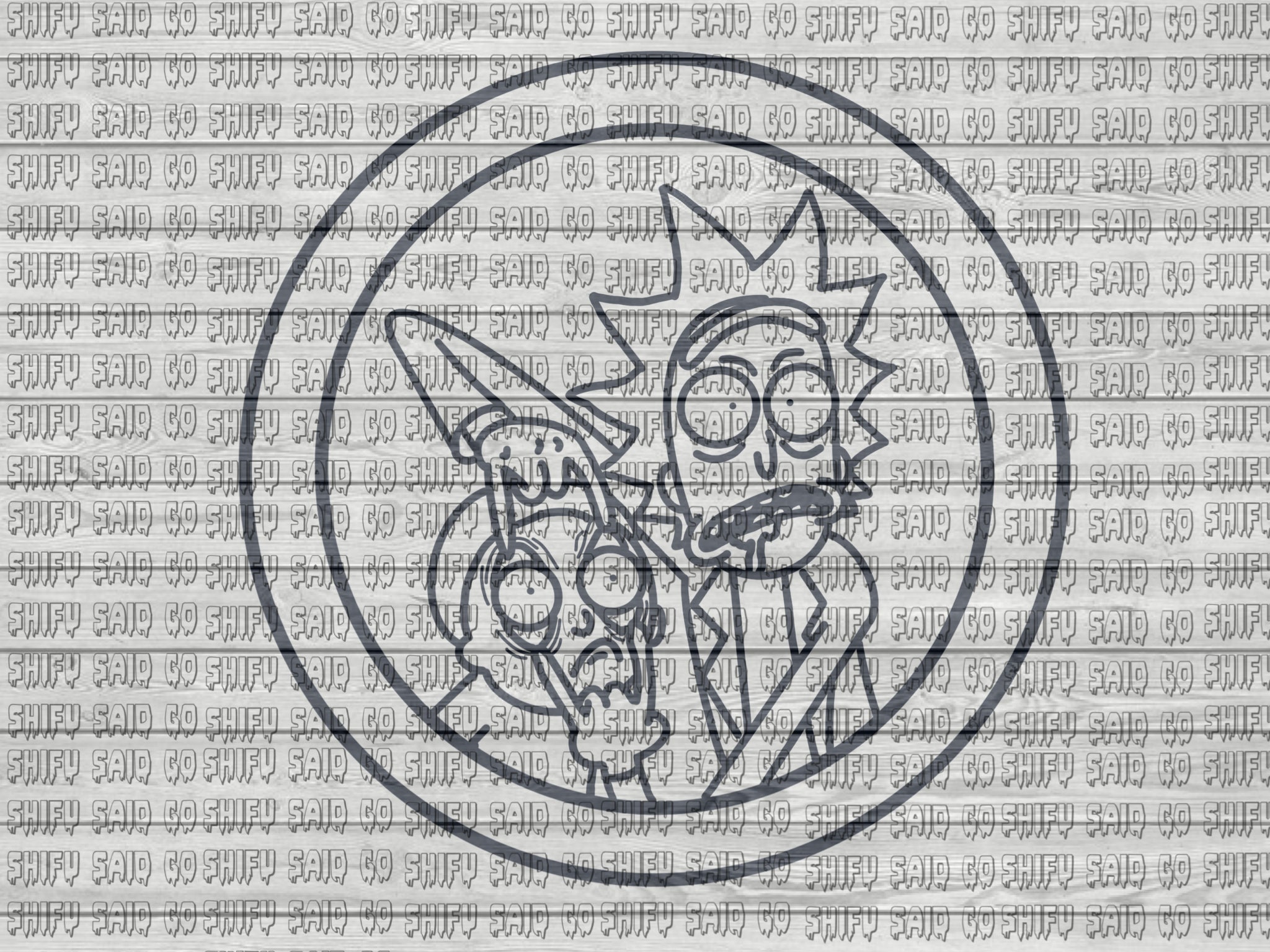 Rick and Morty SVG, Cricut SVG, Halloween SVG, Silhouette, Cut-out ...