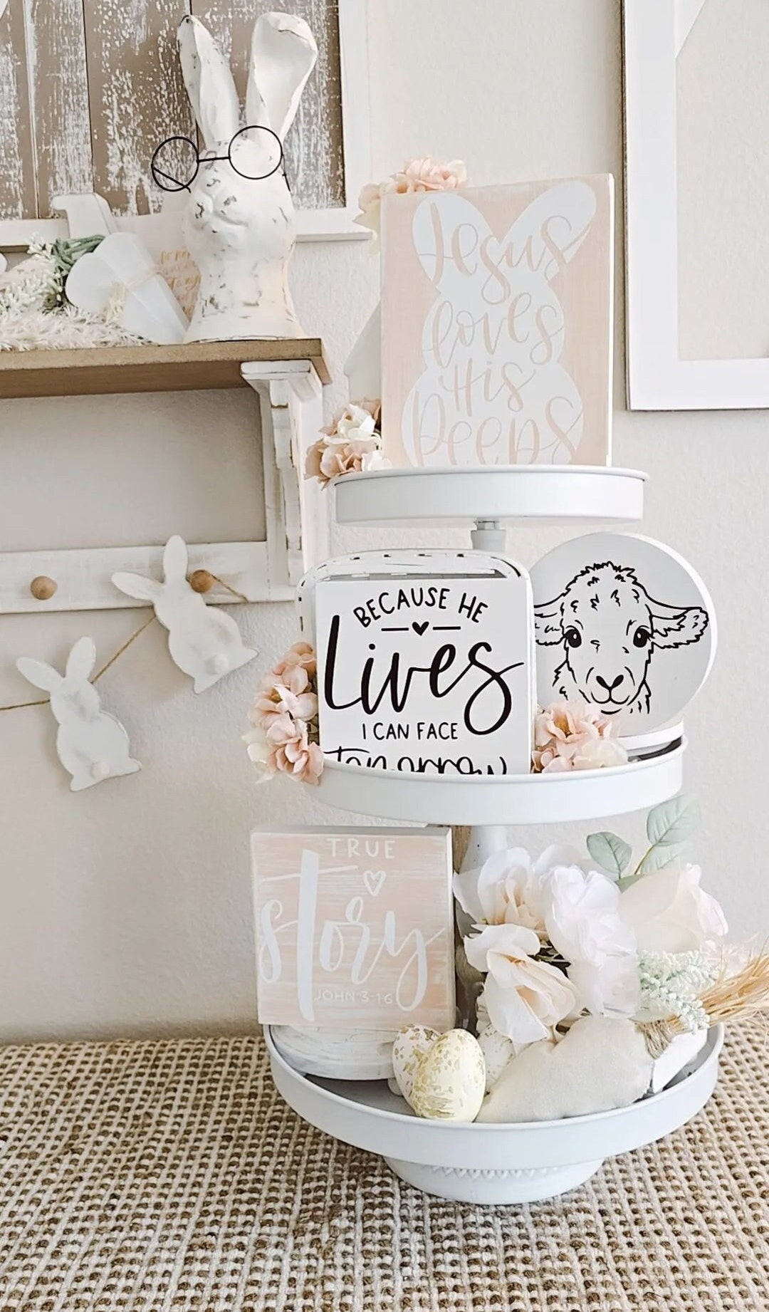 Farmhouse Style Easter Mini Signs/ Resurrection Sunday, Jesus ...