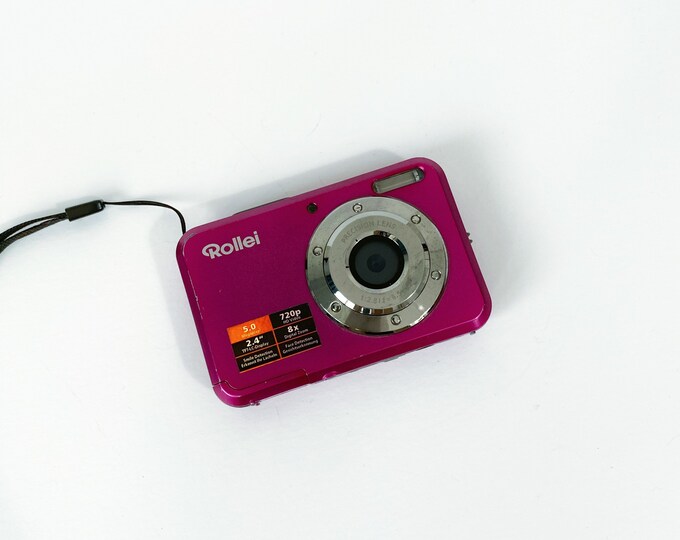 Rollei Pink Digital Camera Y2K Aesthetic - Etsy