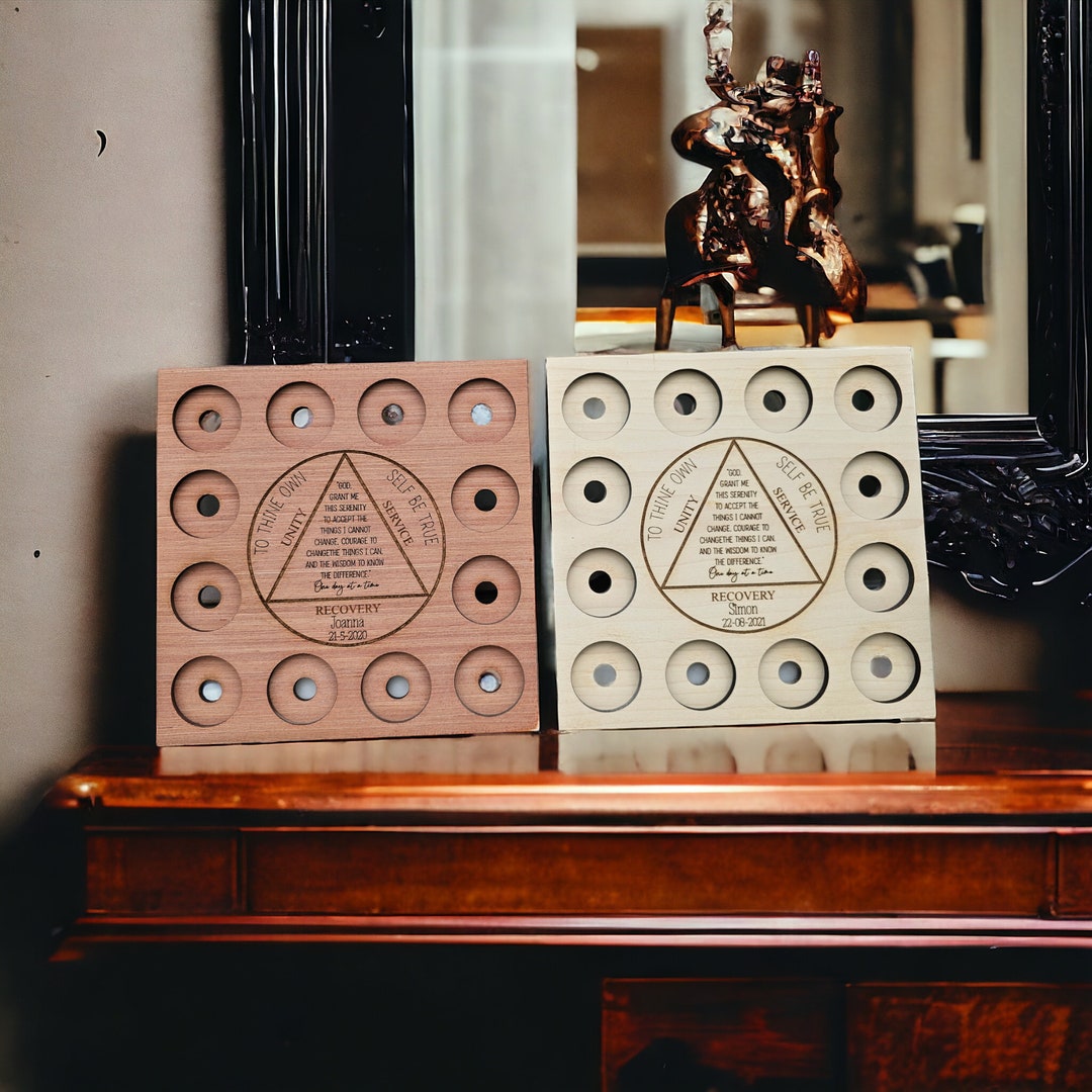 Personalised Recovery Token Display, Recovery Tokens,personalized ...