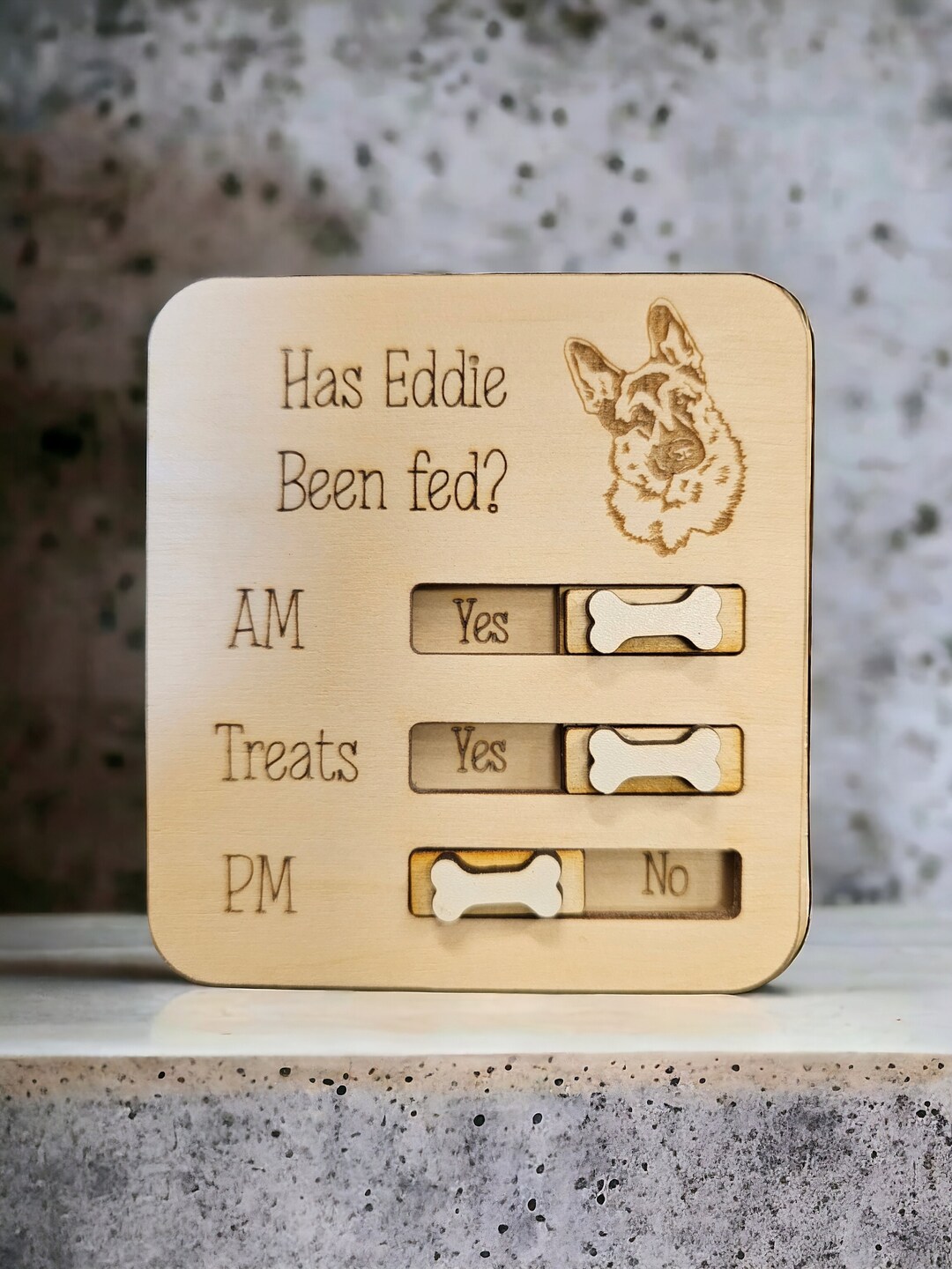 Petsonalised Pet Food Tracker Magnet, Cat Feeder Reminder, Has the Cat ...