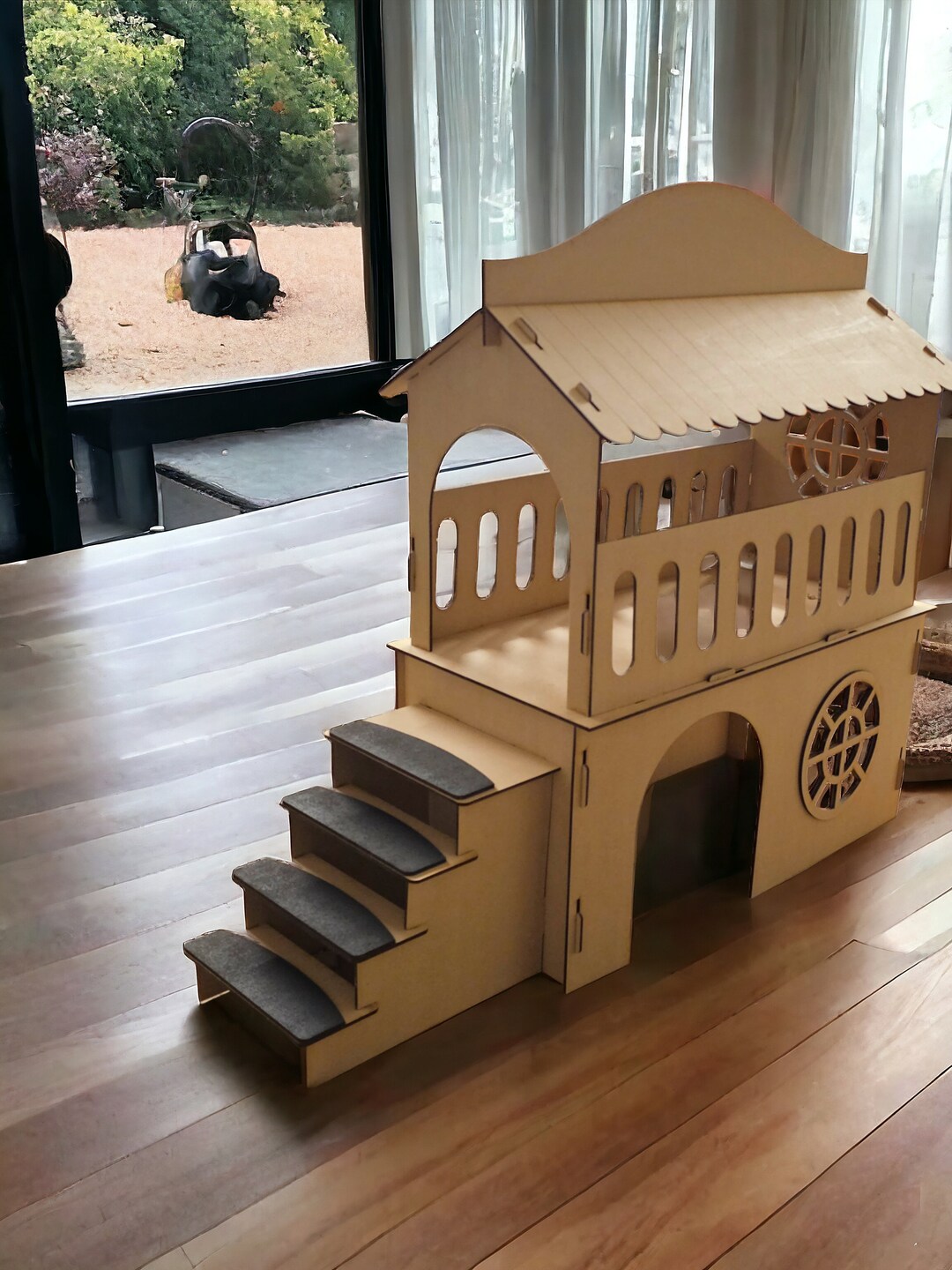 Personalized Bunny House: MDF Rabbit Play Home - Etsy