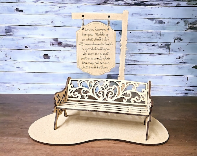 Wedding Memorial Centerpiece, Loved Ones in Heaven, Save a Seat Wedding ...
