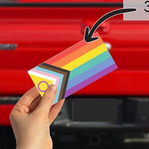 Intersex Progressive Flag Bumper Sticker Waterproof, Super Durable - Etsy