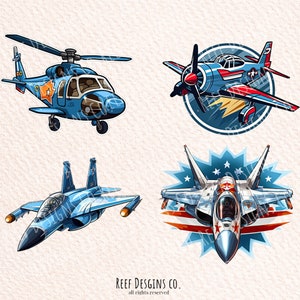 Air Force Png Clipart Bundle| Patriotic Army Sublimation Decorative ...