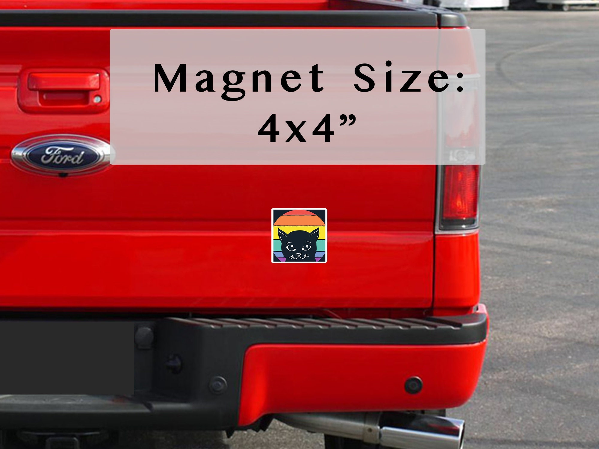 Cat LGBTQ Pride Car Magnet / Car Decal Super Durable and - Etsy