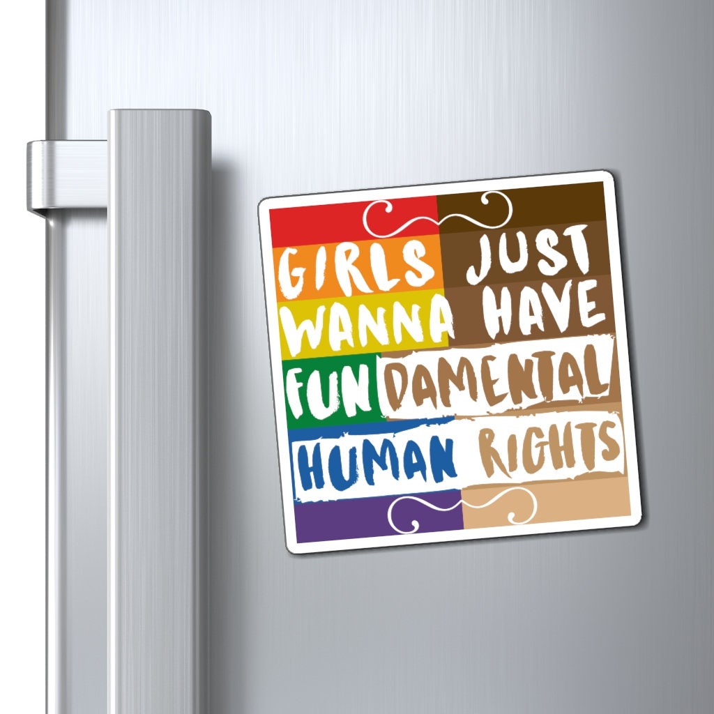 Feminist Magnetic Car Decal Girl Power Bumper Magnet | Etsy