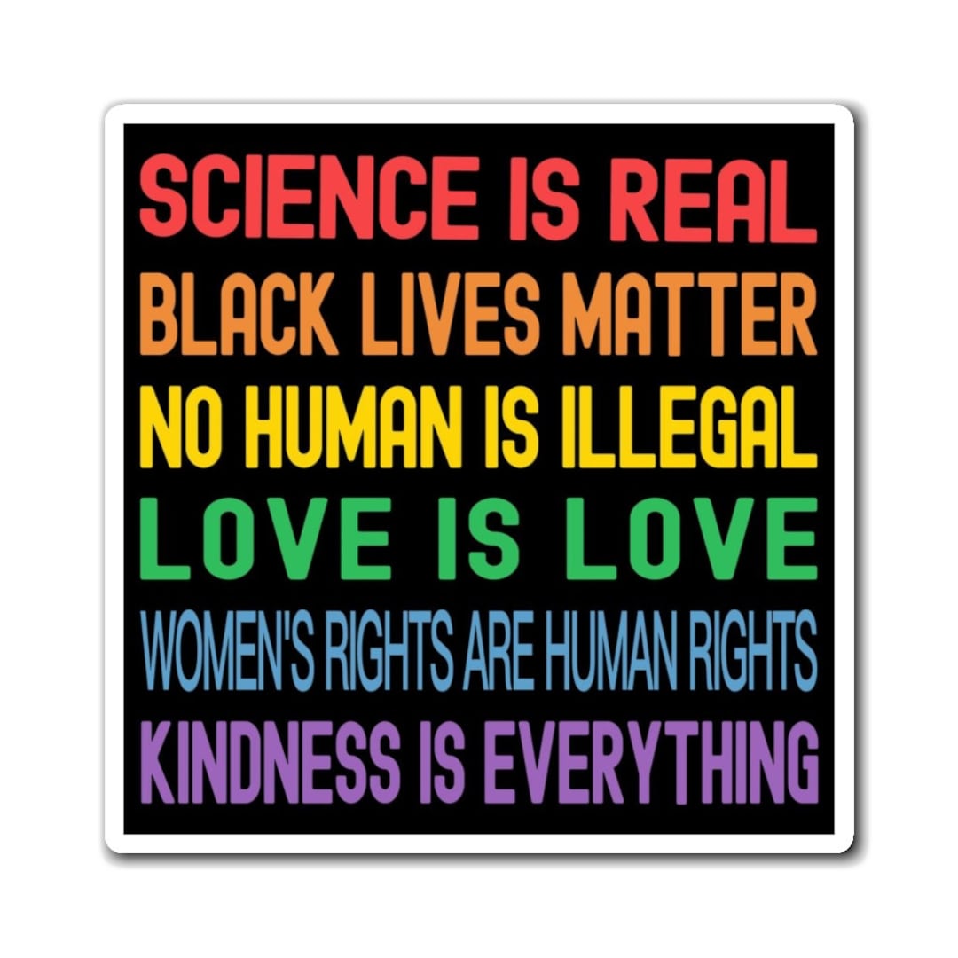 Feminist Car Magnet Women's Rights Are Human Rights Bumper Decal Pro ...