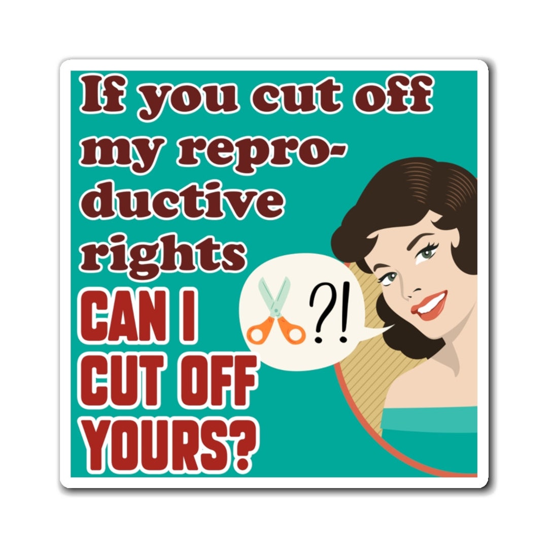 Reproductive Rights Pro Choice Car Magnet | Feminist Activist Car Decal ...