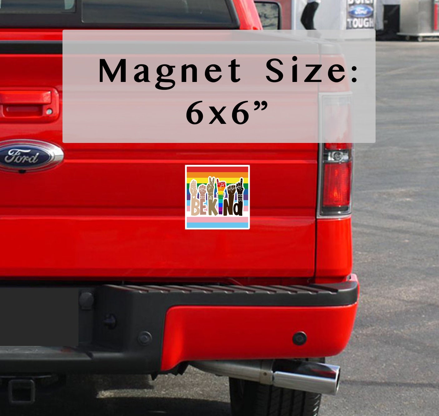 LGBTQ Pride BLM Car Decal Magnet Sticker Be Kind Equality - Etsy