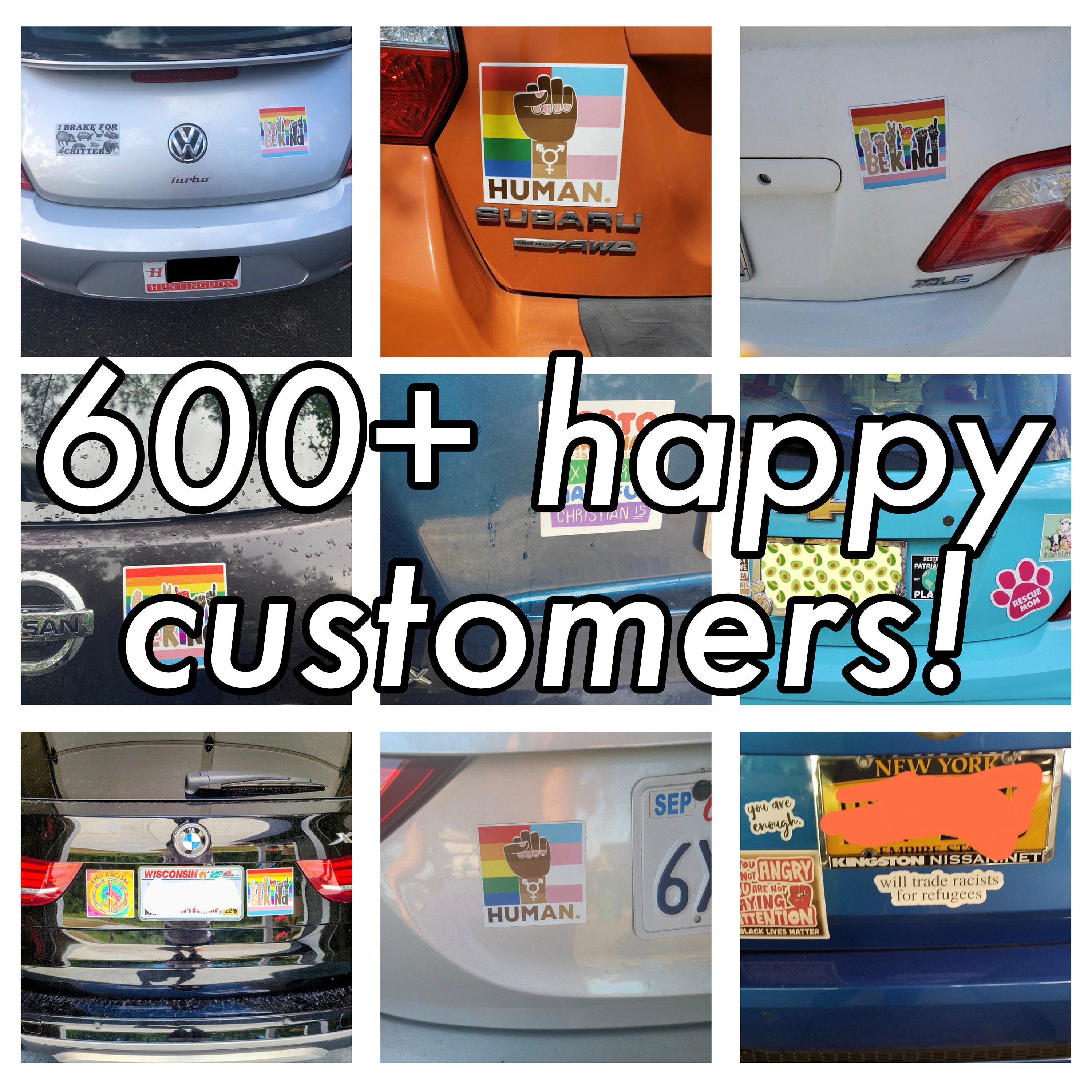 Custom Bumper Sticker Personalized Decal Choose: - Etsy