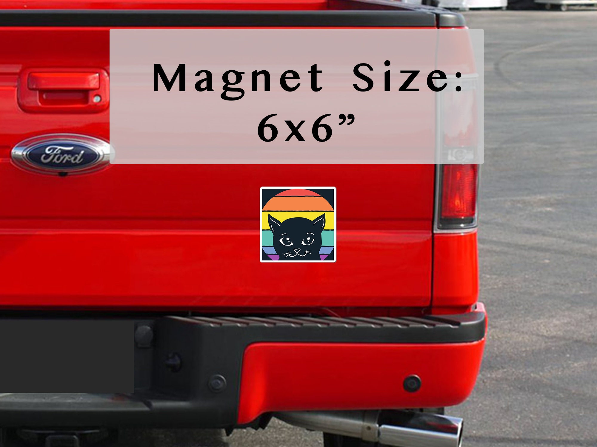 Cat LGBTQ Pride Car Magnet / Car Decal Super Durable and - Etsy