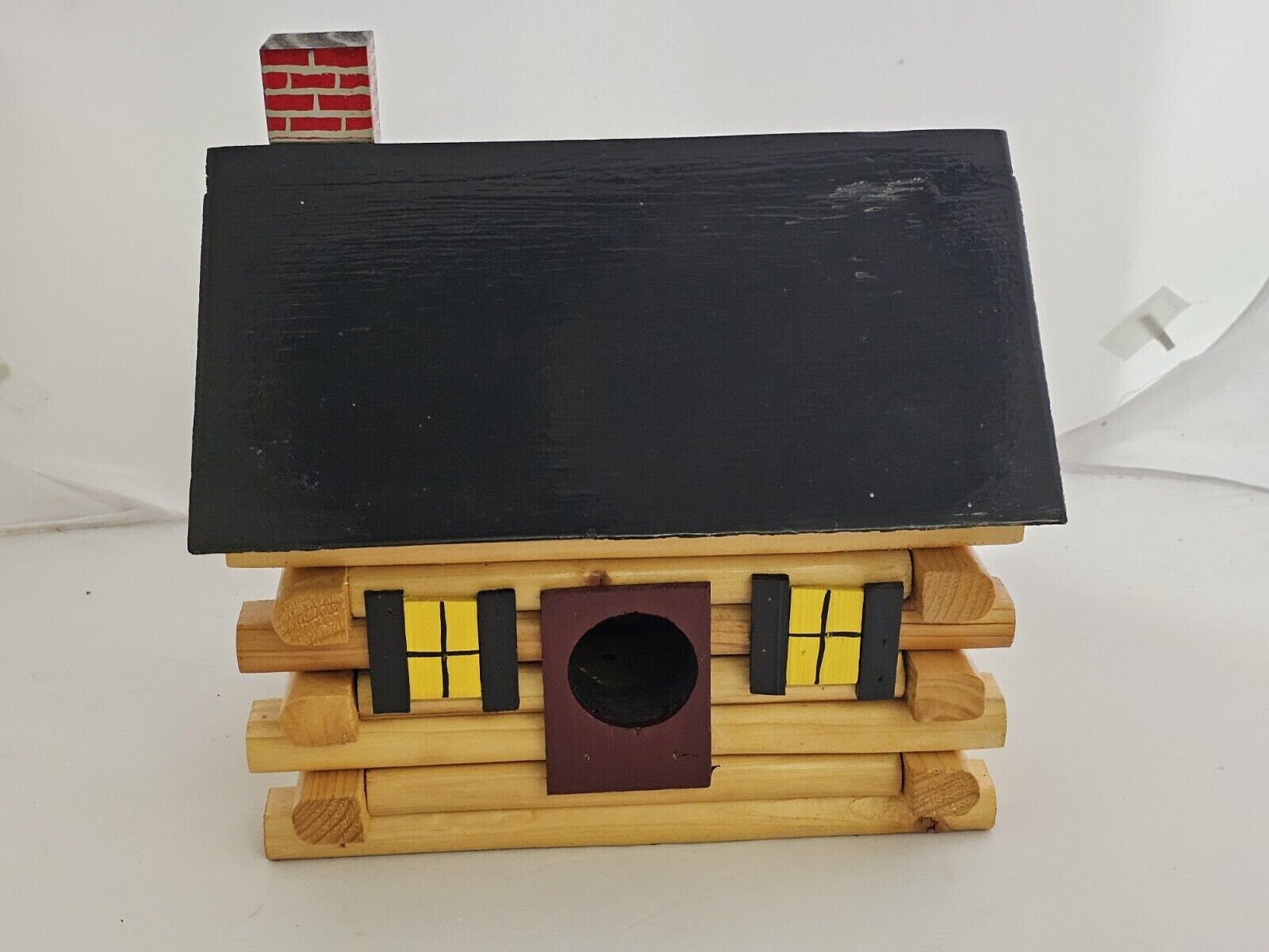Handcrafted Wooden Log Cabin Bird House - Etsy