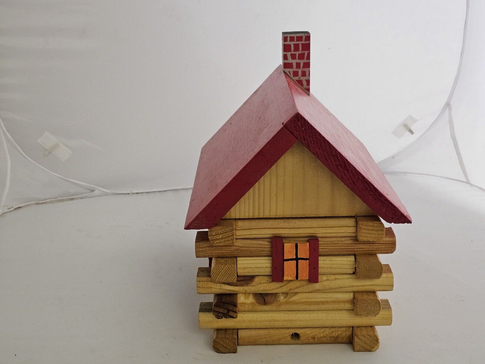 Handcrafted Wooden Log Cabin Bird House - Etsy