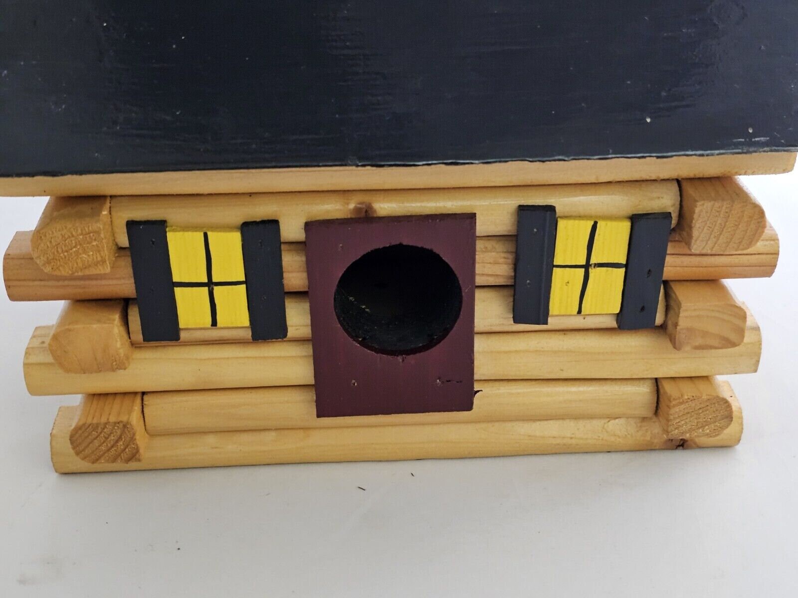 Handcrafted Wooden Log Cabin Bird House - Etsy