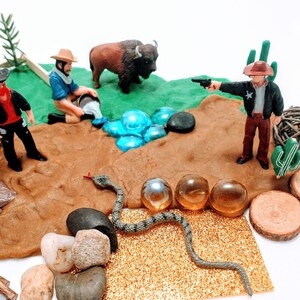 Cowboy Play Dough Kit Cowboy Toys Western Playdough Cowboy Playdough ...