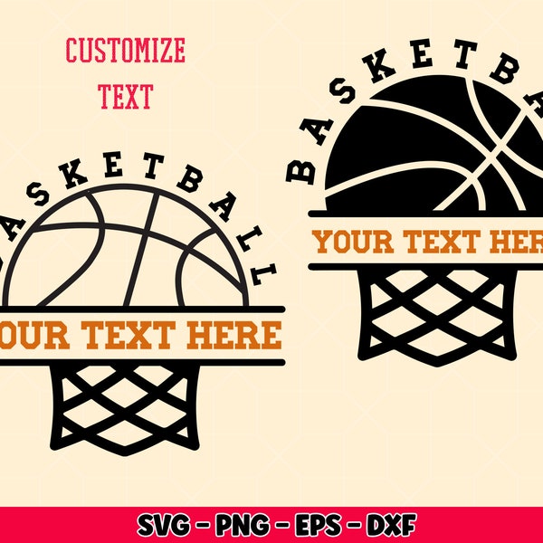 Customizable Basketball Svg - Etsy