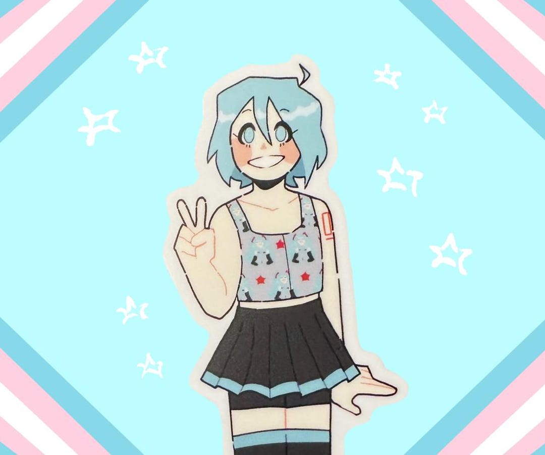 Miku in the Miku Binder! Vocaloid Sticker - Etsy