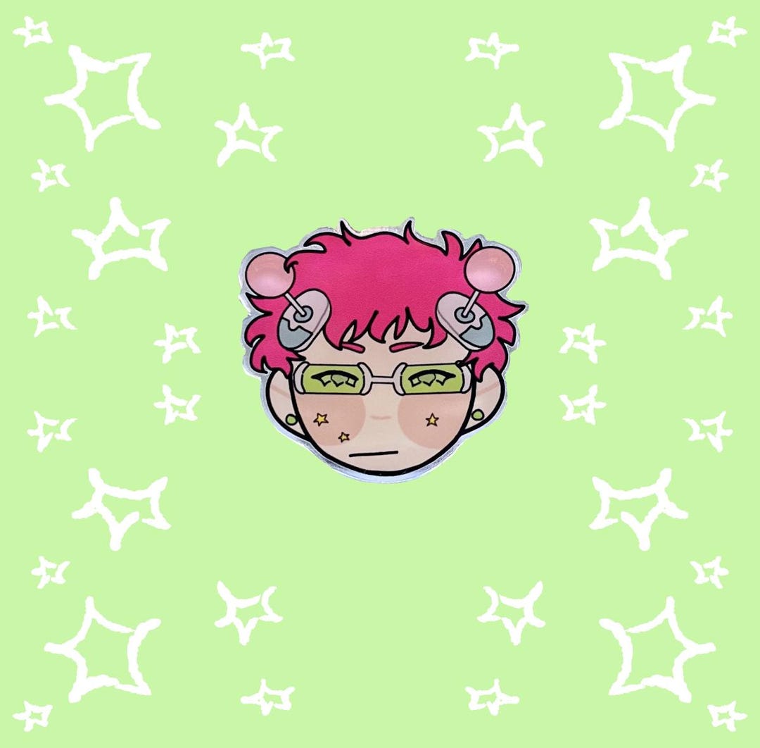 Hey! Hey Psychic Boy! Saiki K Charm - Etsy